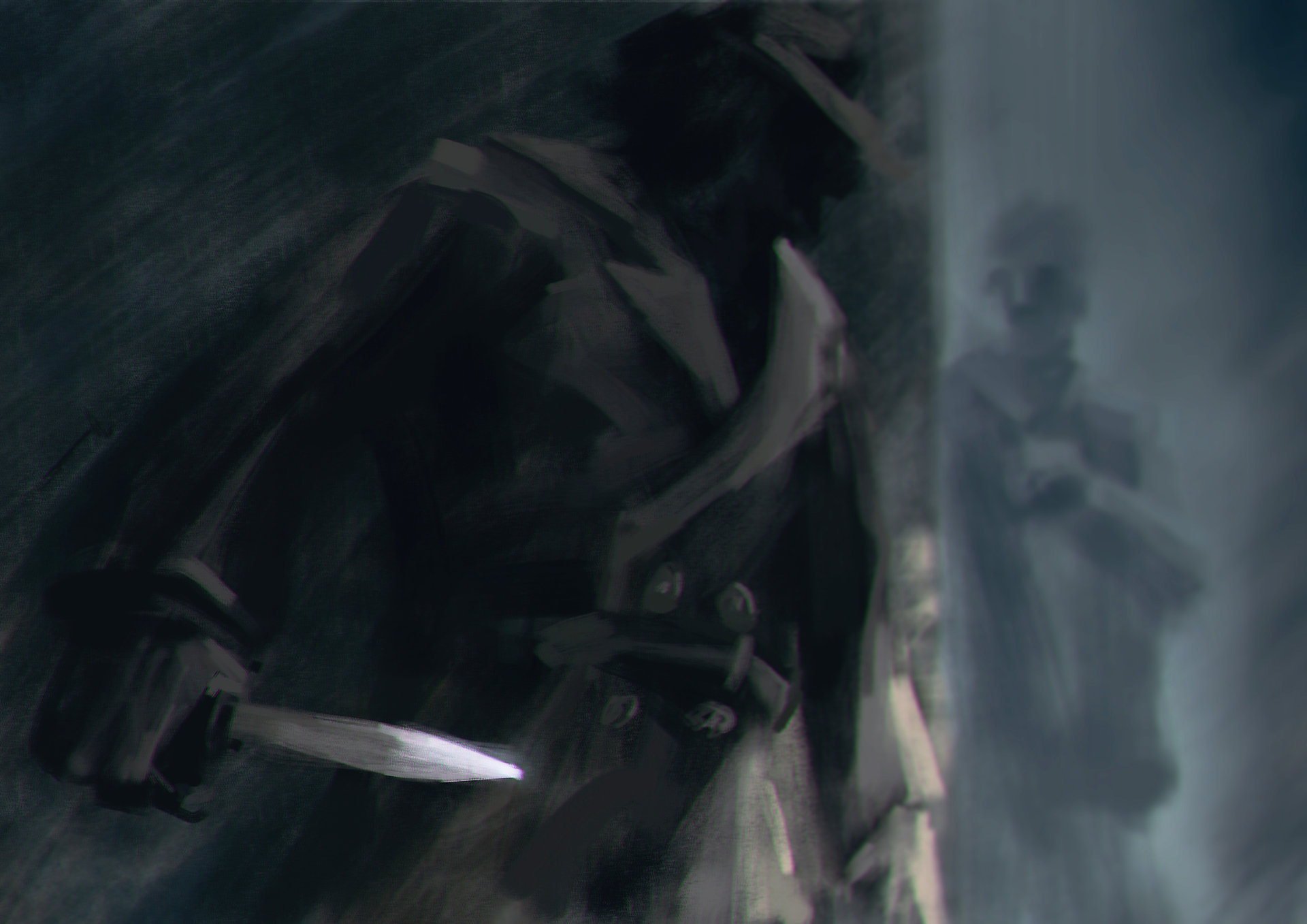 ArtStation - Man in the shadow