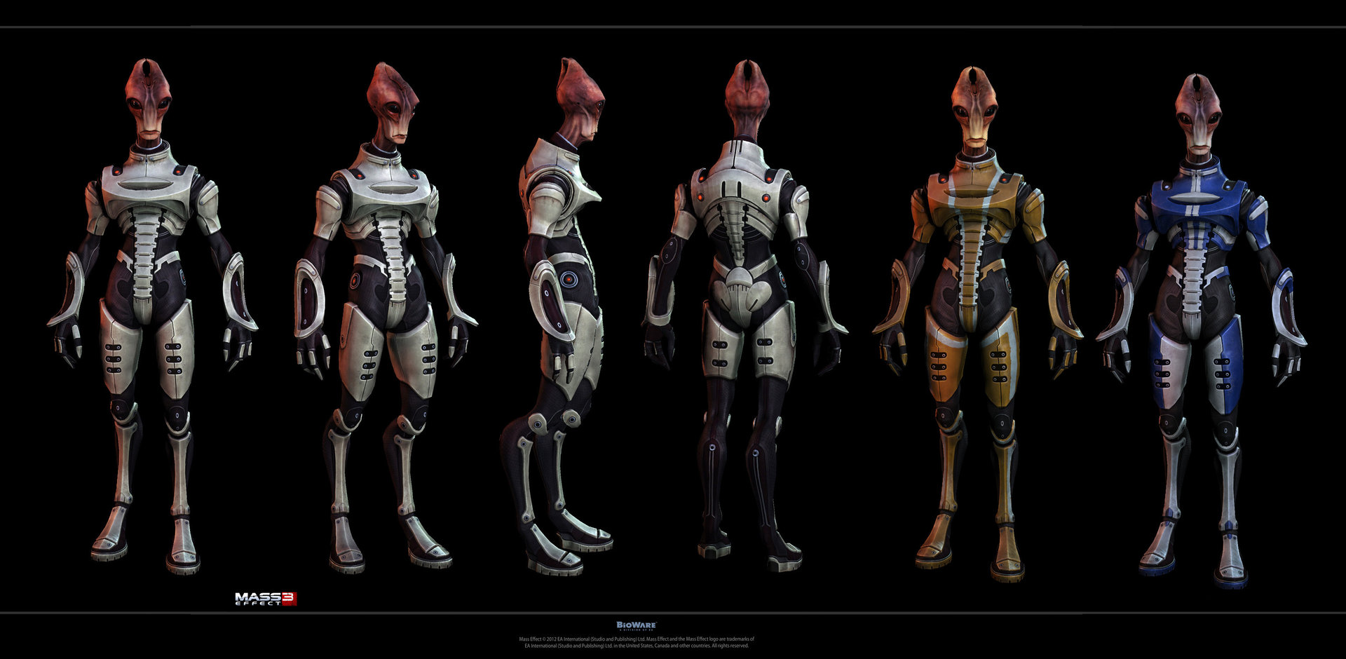 salarian without armor