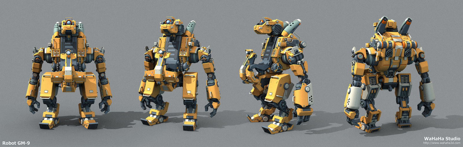 ArtStation - Game master 9 Robot