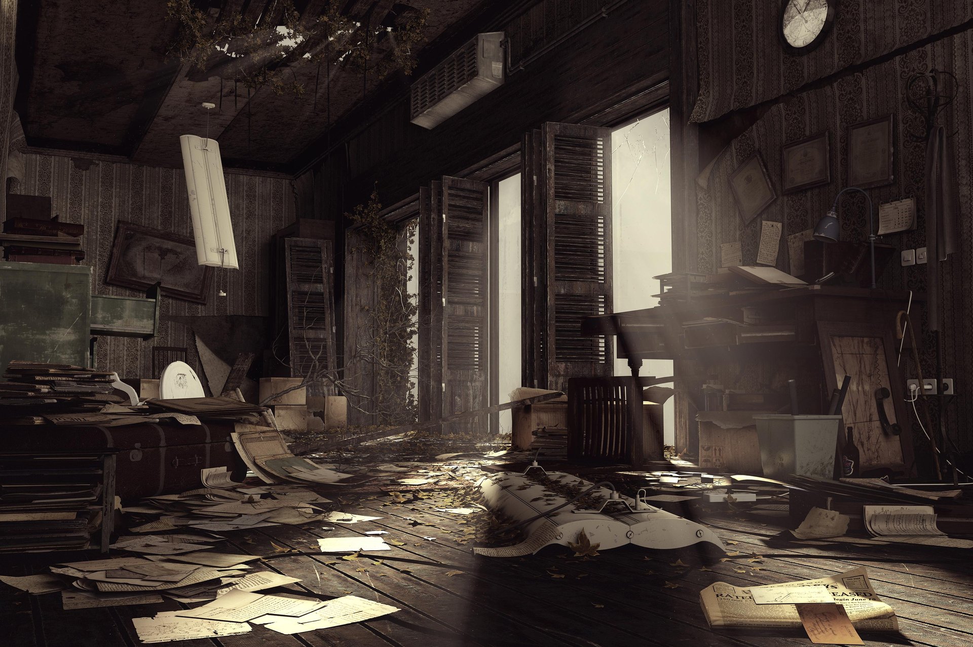 ArtStation - Abandoned Office