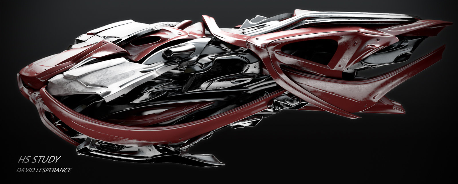 ArtStation - Close Up of Mech model