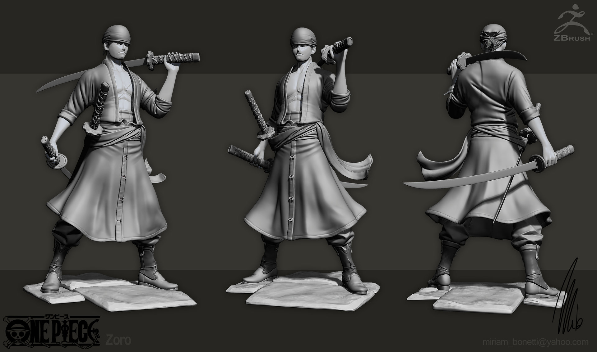 ArtStation - One piece - Zoro