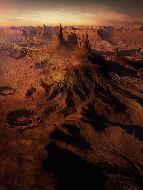 ArtStation - Mars Surface Matte