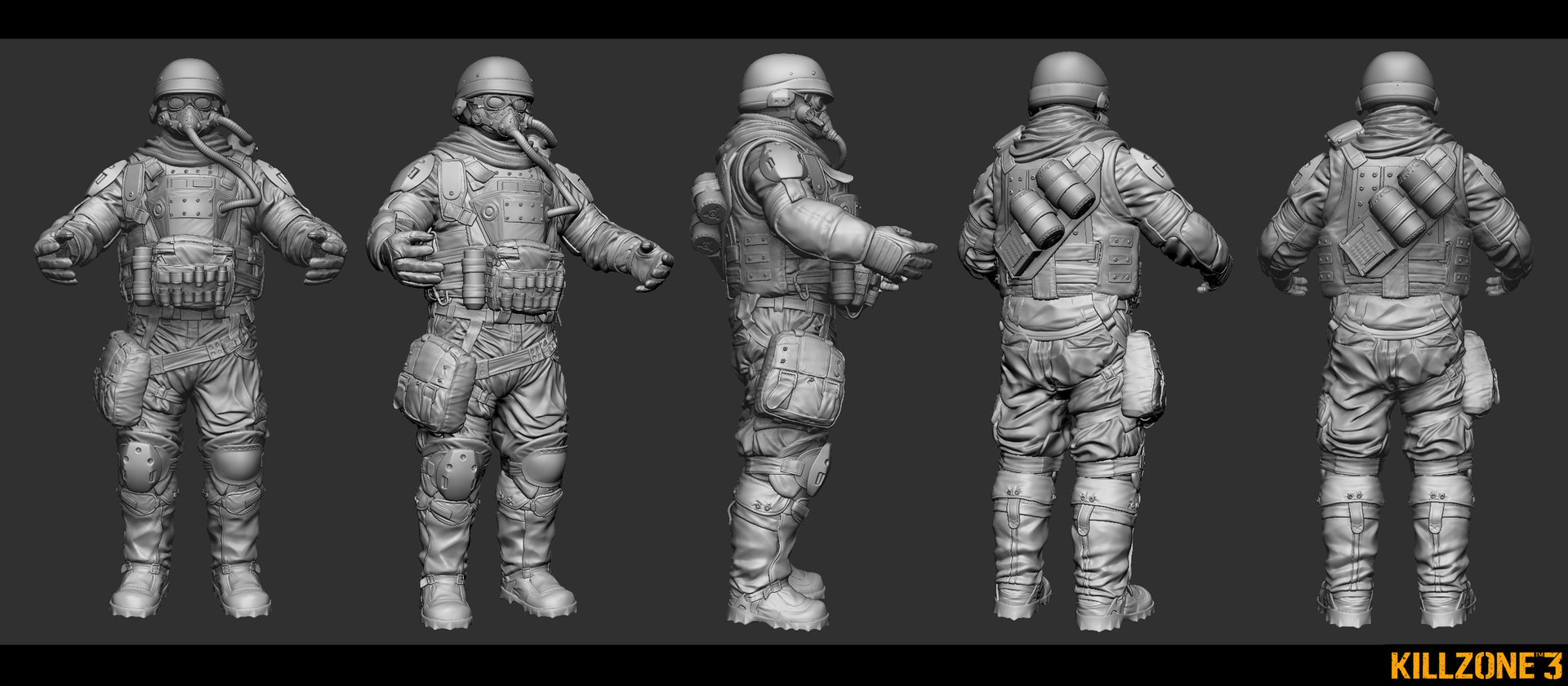ArtStation - Killzone 3- Infantry Ztl