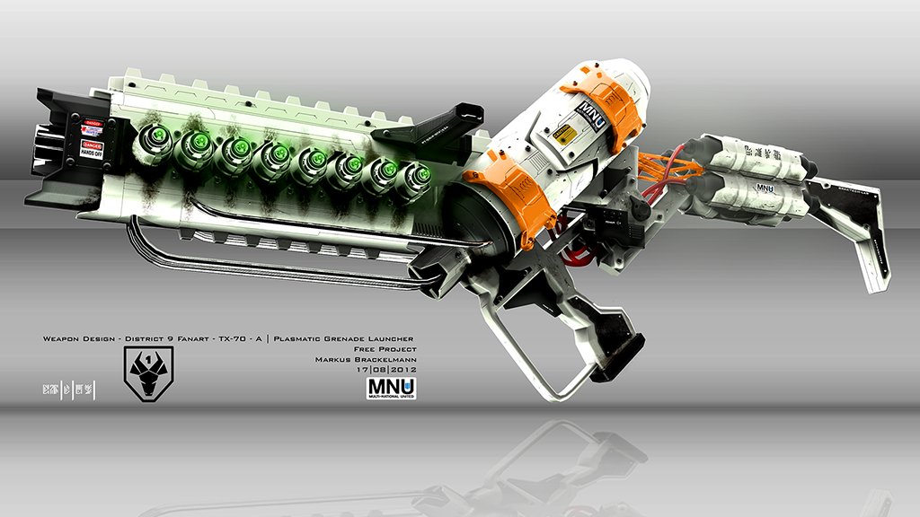 ArtStation - District 9 Weapon Design
