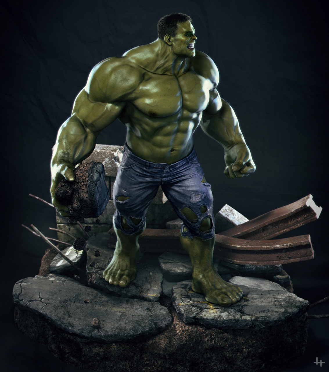 ArtStation - Hulk, Iván Pérez Ayala