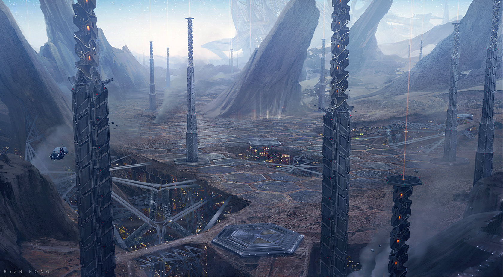 ArtStation - Landscape of the planet