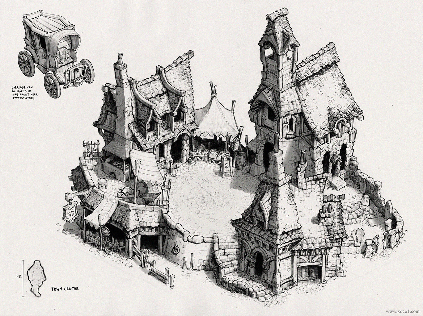 ArtStation - Towncenter