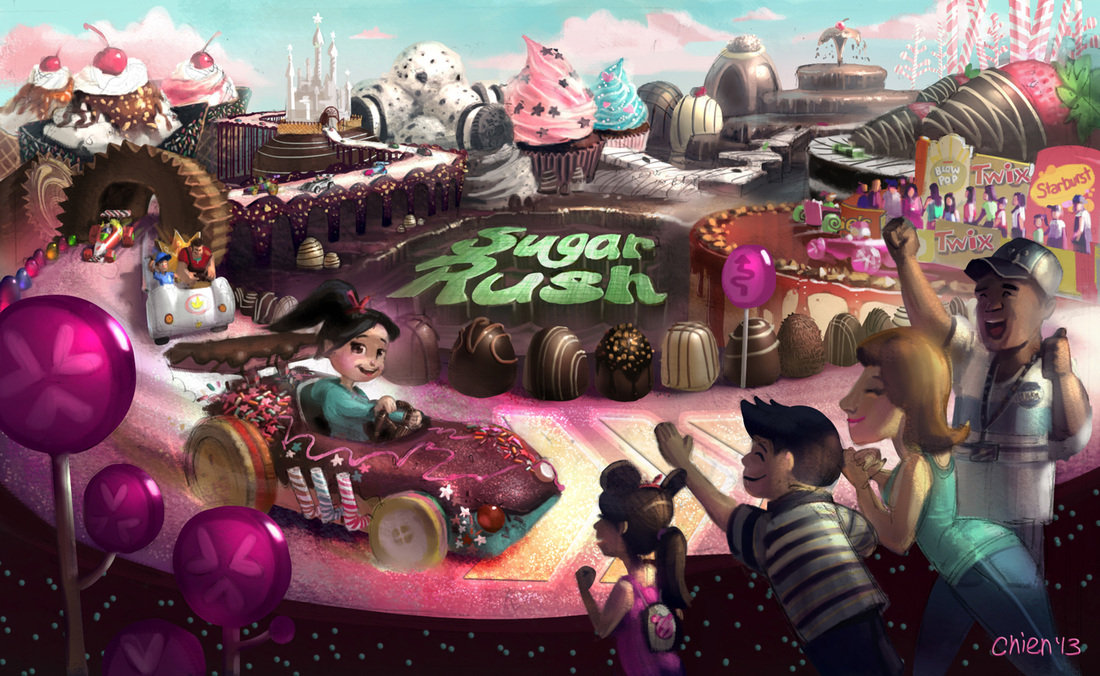 ArtStation - Sugar Rush Ride Concept