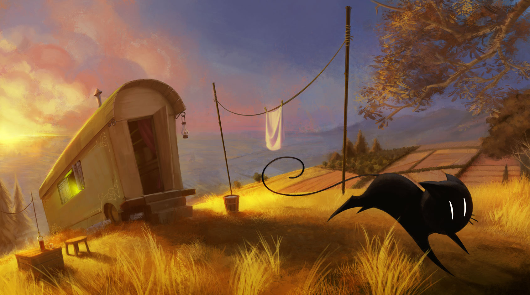 ArtStation - October Le Chat Visual Dev