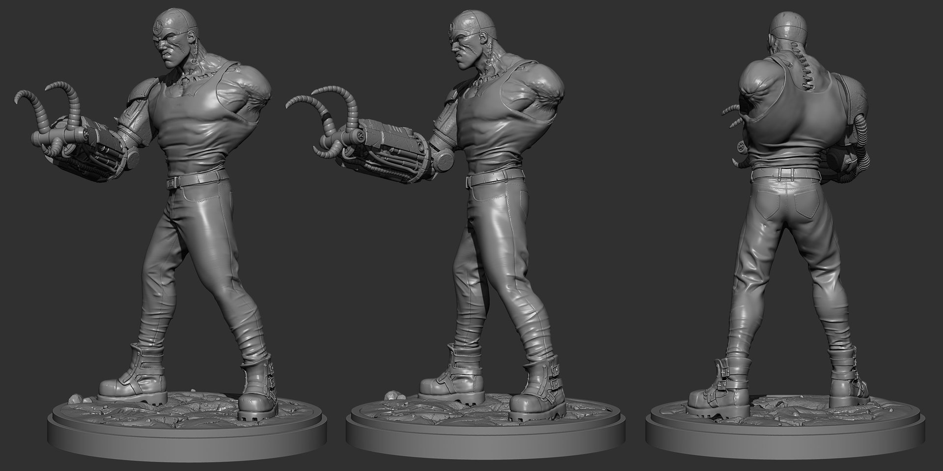 Pedram Karimfazli - Mean Machine Angel Collectible for 2000AD