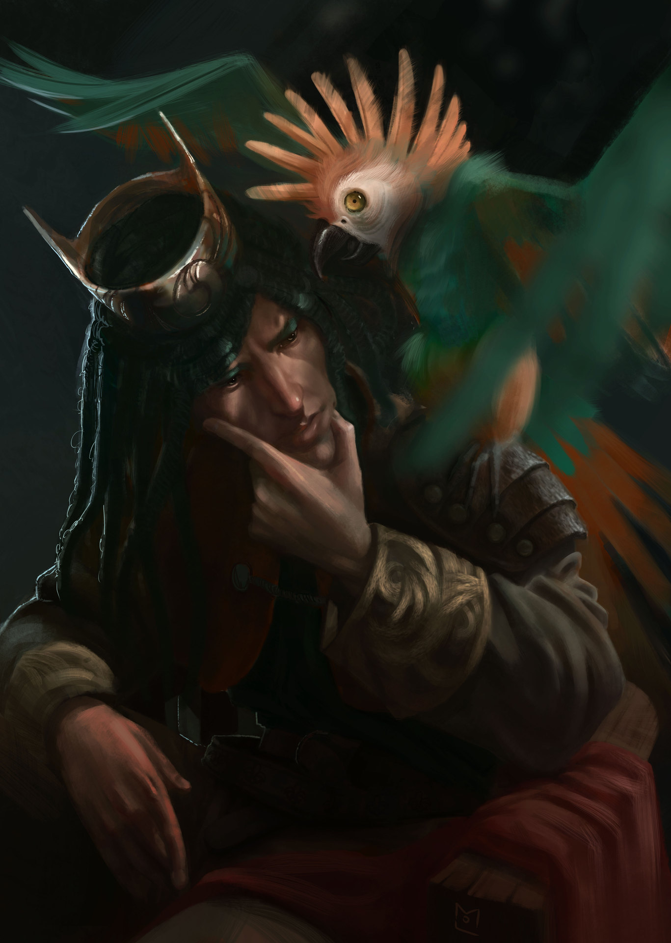 ArtStation - The parrot King