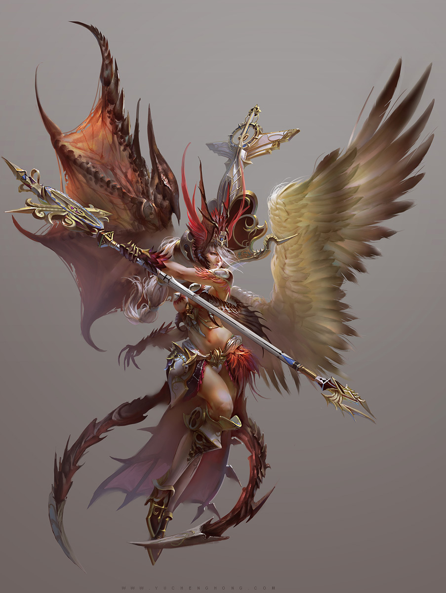 ArtStation - Fallen Angel