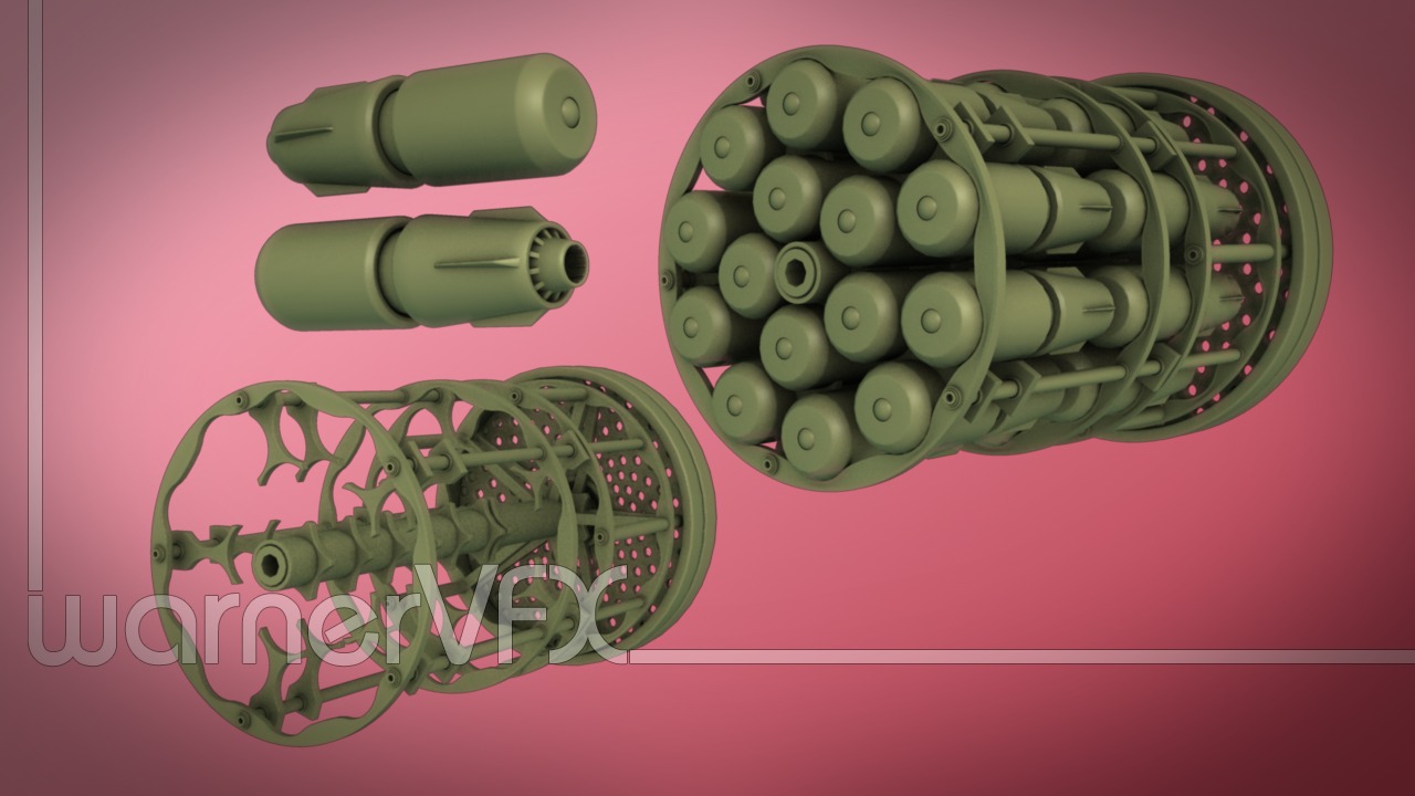 ArtStation - Macross/Robotech Phalanx/Spartan Missile Pod Internal