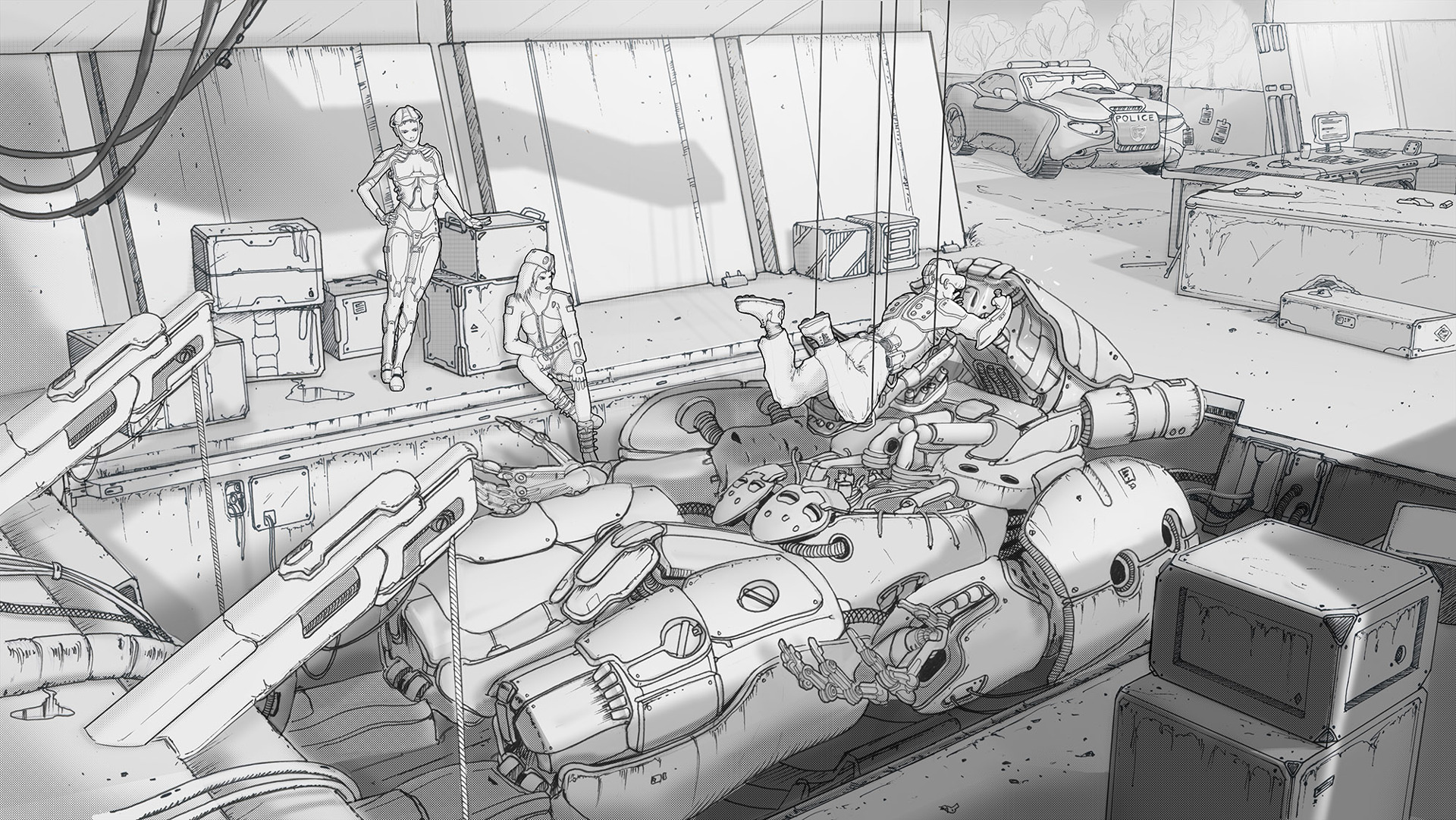 ArtStation - Repair shop