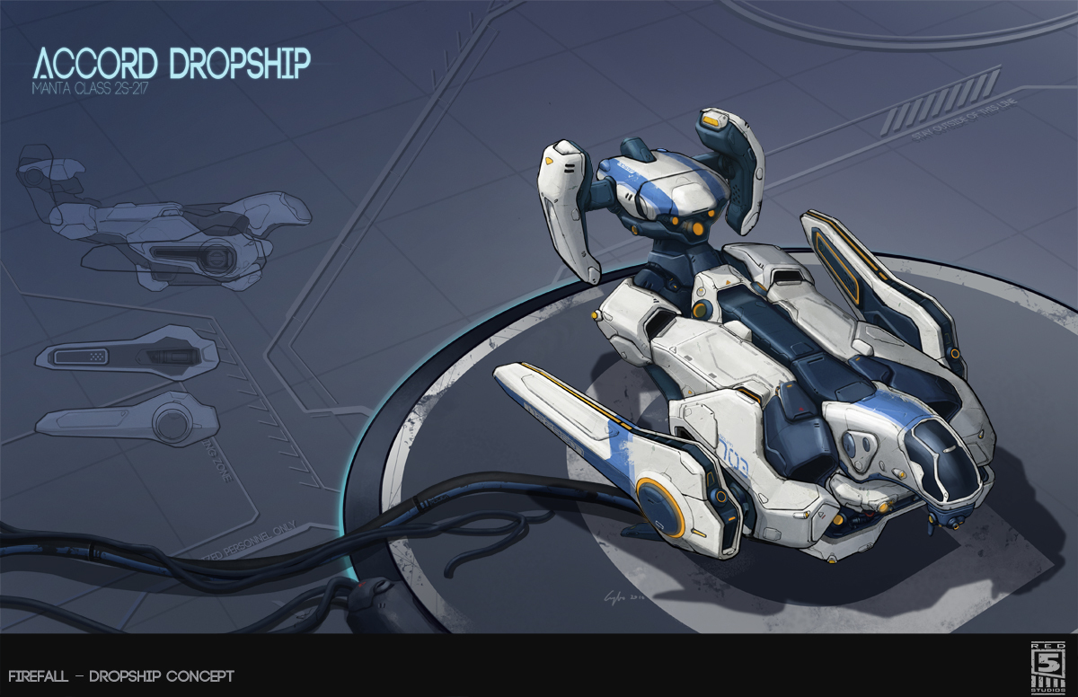 ArtStation - Dropship exterior~