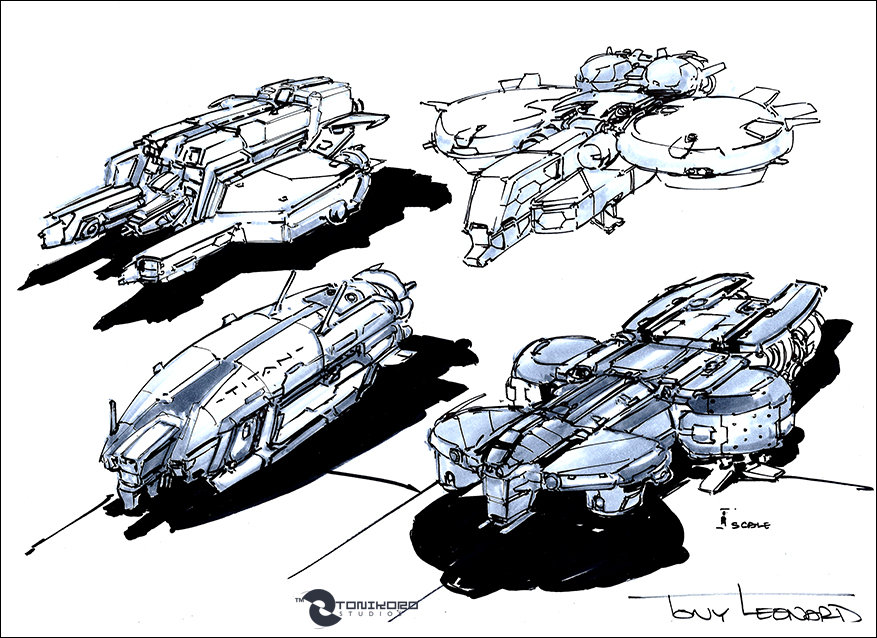 ArtStation - Medium Class Drop Ships