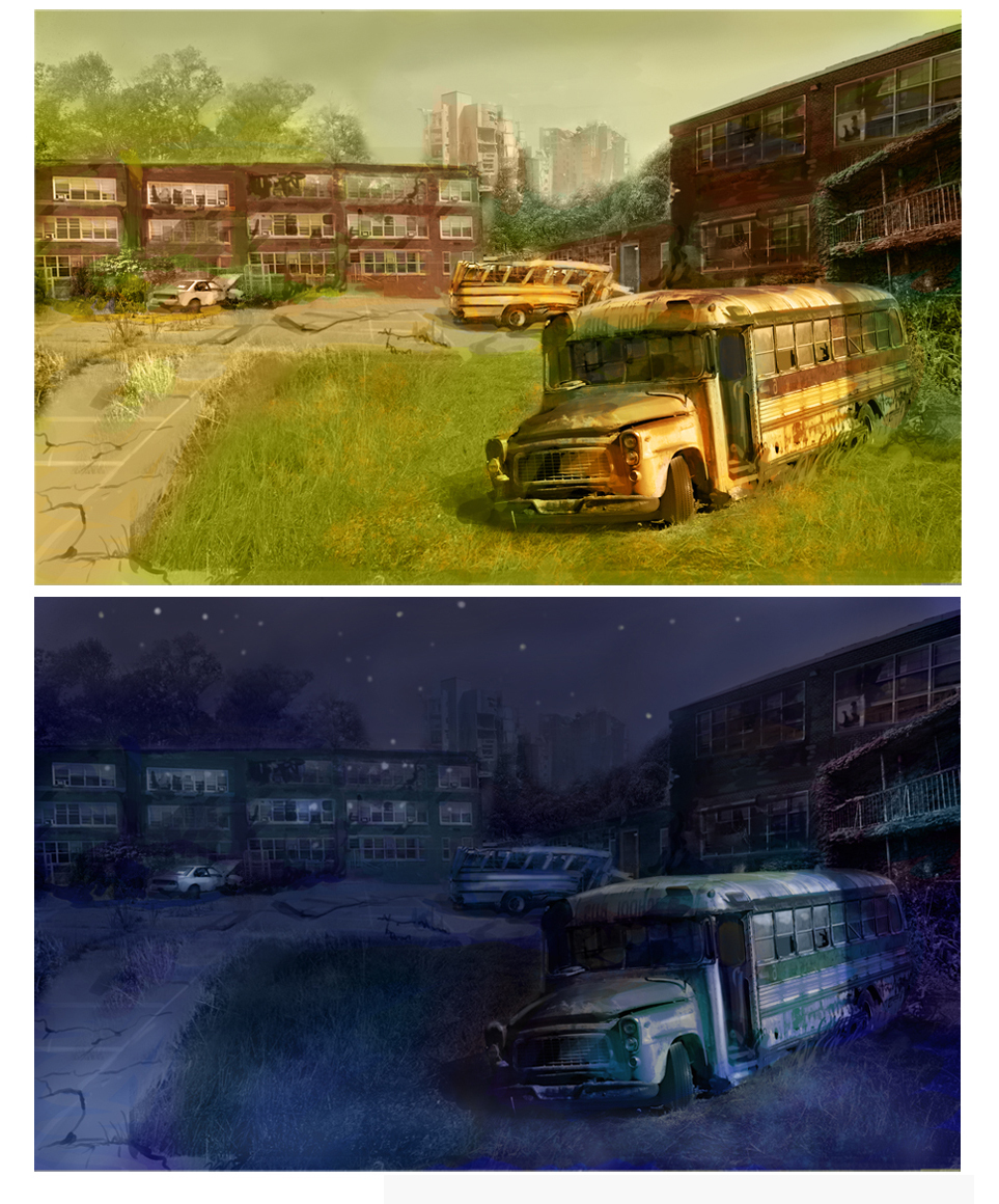 ArtStation - Day to night environment