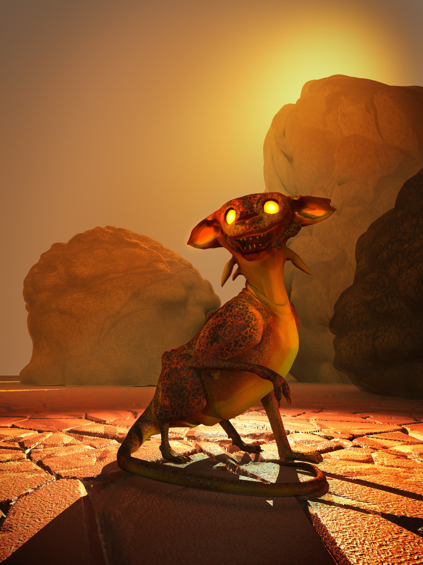 ArtStation - Derek Thomspon's monster/ 1st grade