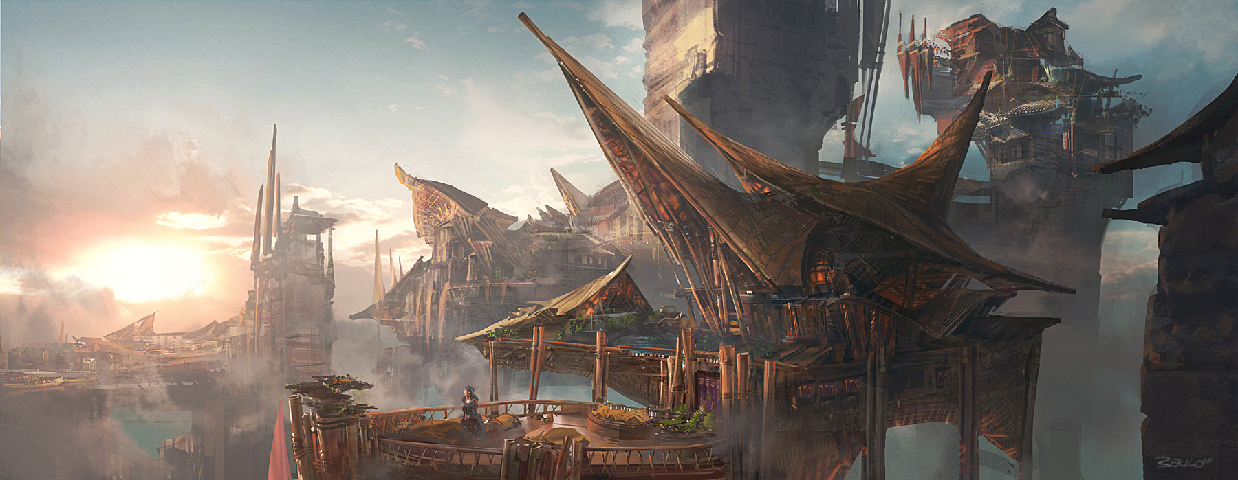 ArtStation - Tribe World Cityscape