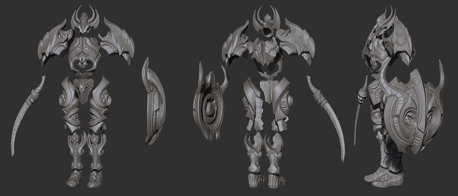 ArtStation - Possessed Armor Sculpt - Rift: Storm Legion