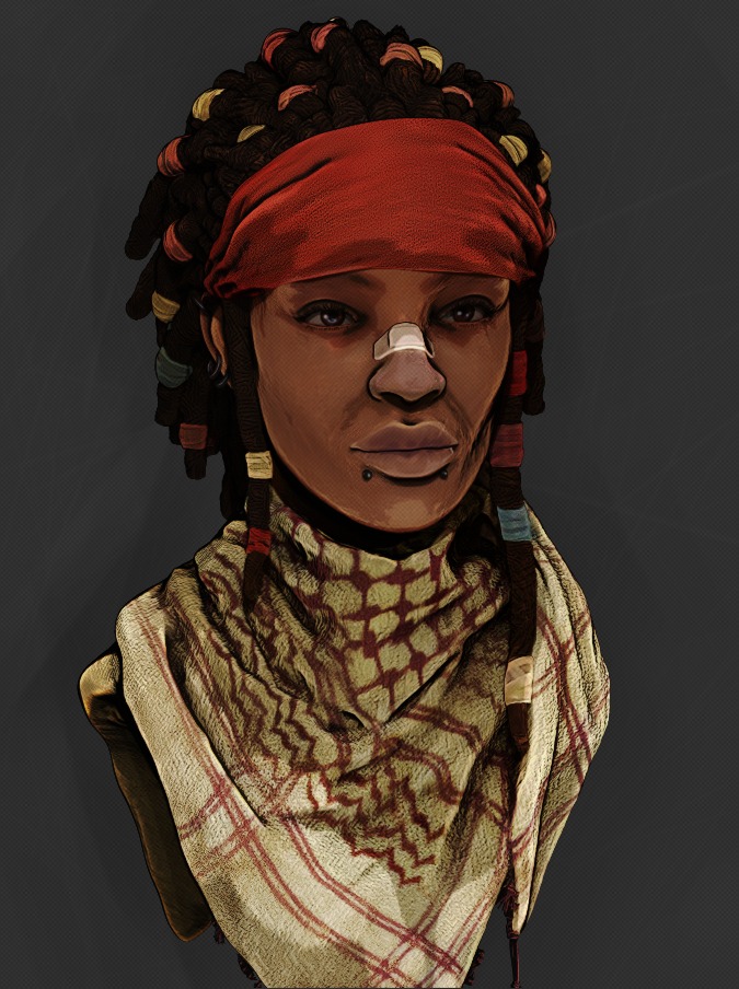 ArtStation - Black Woman bust