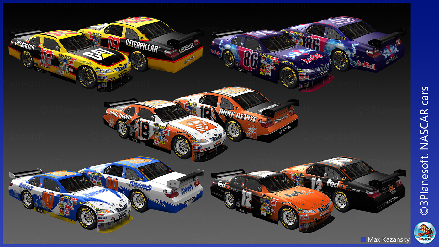Max Kazansky - NASCAR cars