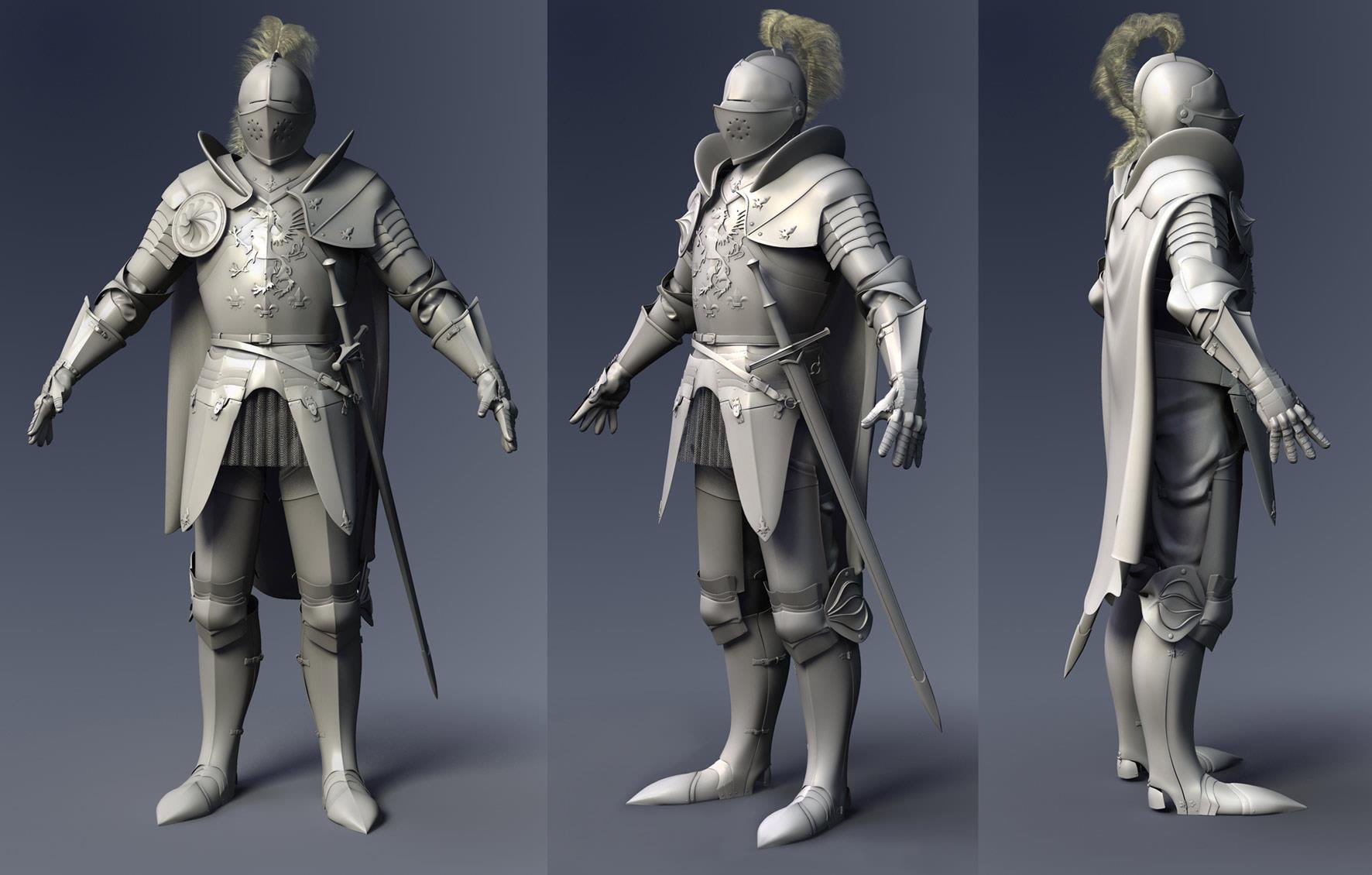 ArtStation - Knight turn