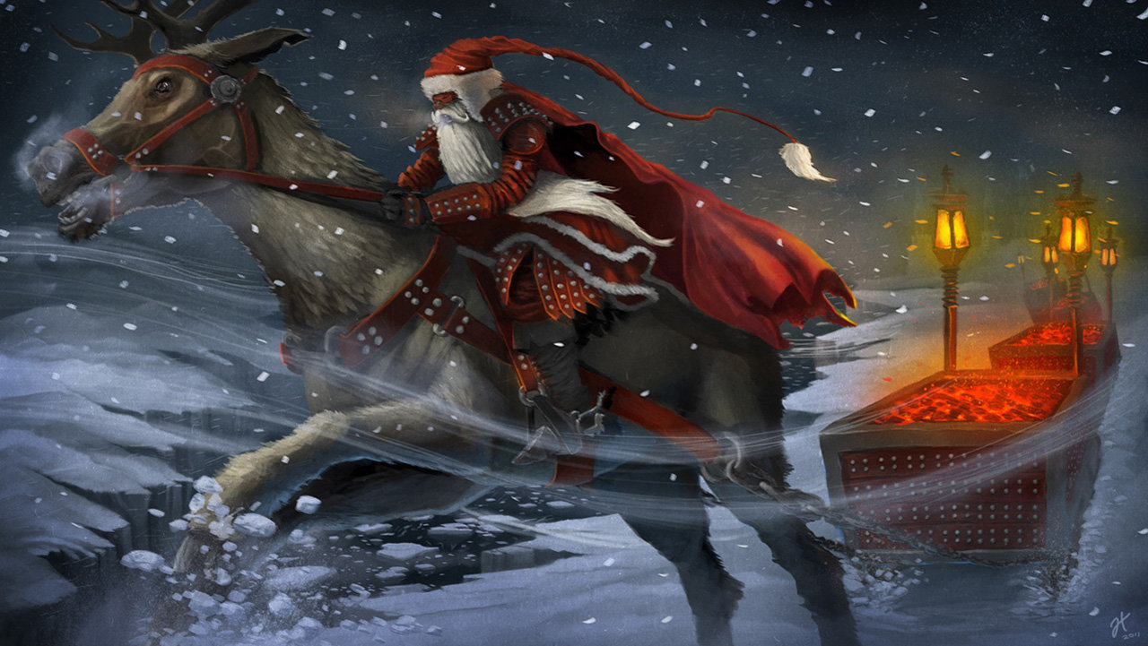 ArtStation - MEDIEVAL SANTA, Jordan Hilliard