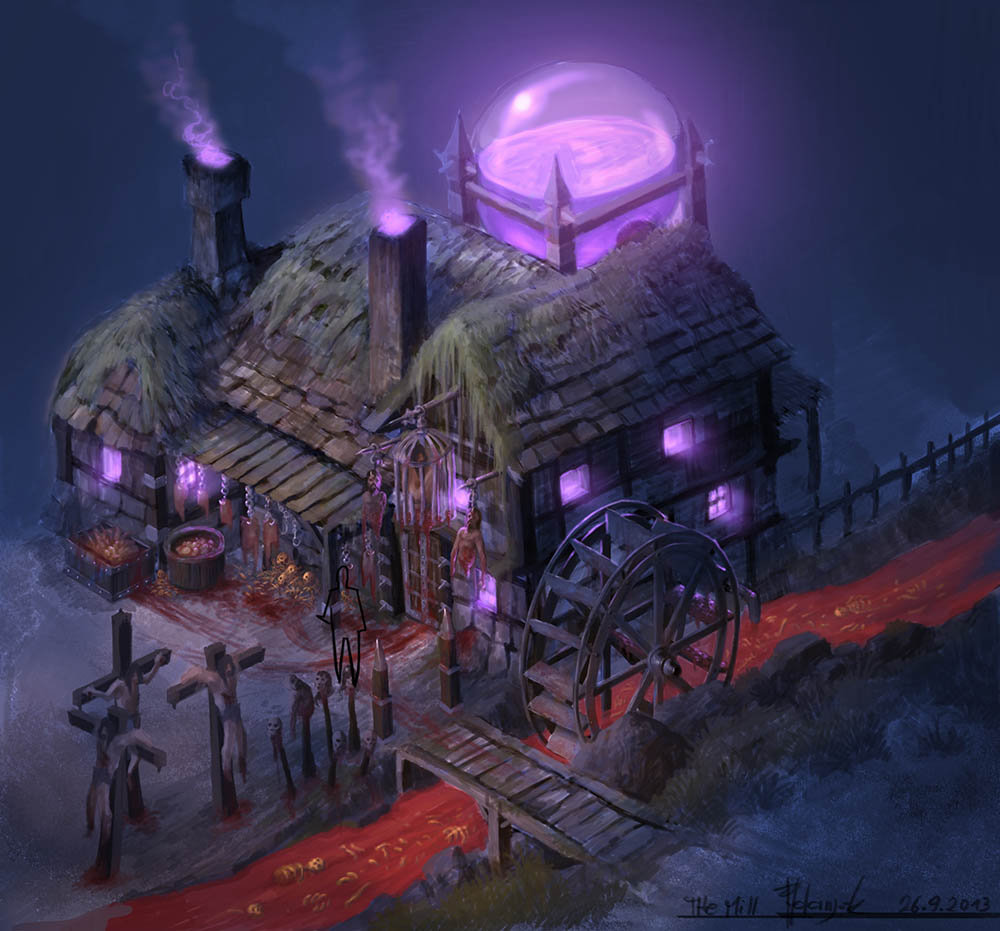 ArtStation - horror Mill, Andreas Adamek