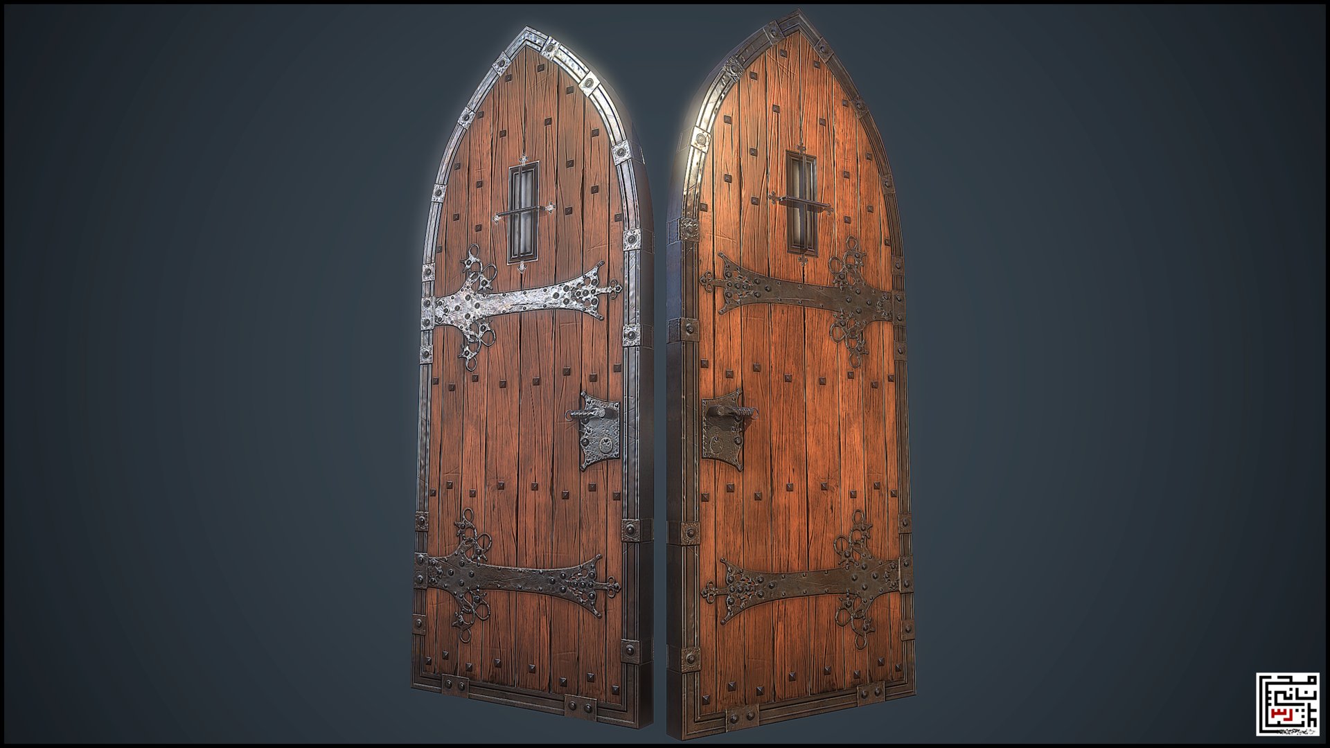 ArtStation - Medieval Door