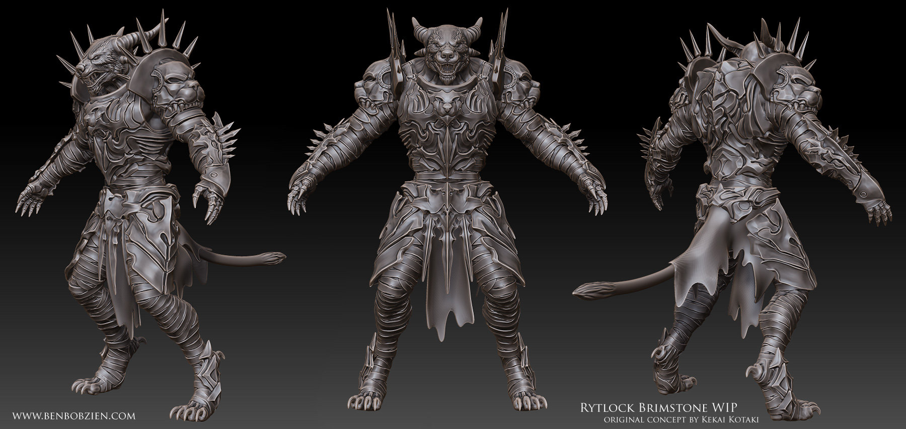 ArtStation - Rytlock Brimstone WIP
