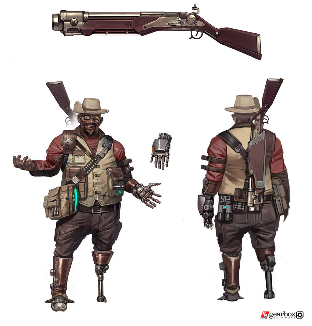BL2-Sir-Hammerlock-ver-1.jpg (1058×1103)-花瓣网