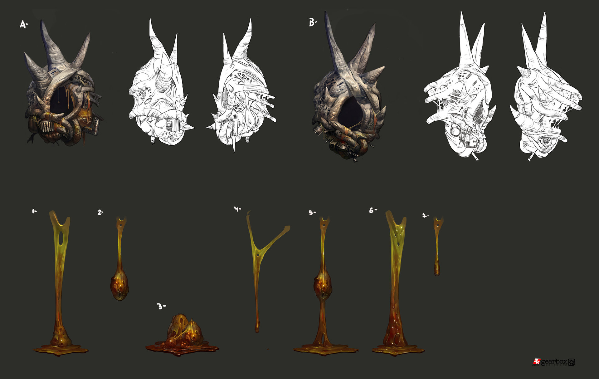 ArtStation - BL2 Nests and natural props.