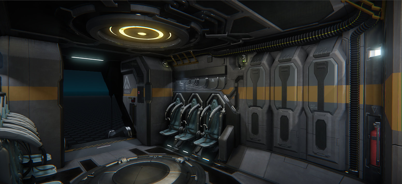 Redeemer Star Citizen Interior