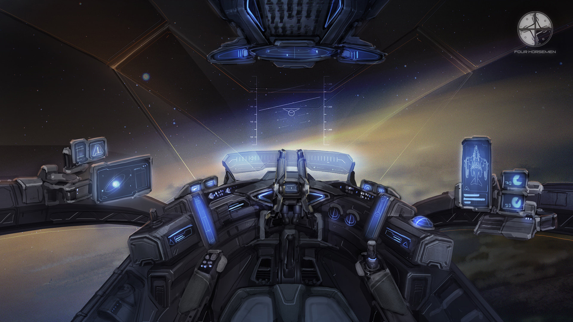 Tobias Frank - Redeemer Gunship Interior