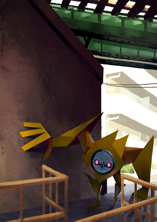 ArtStation - Chromeface goes for a Walk