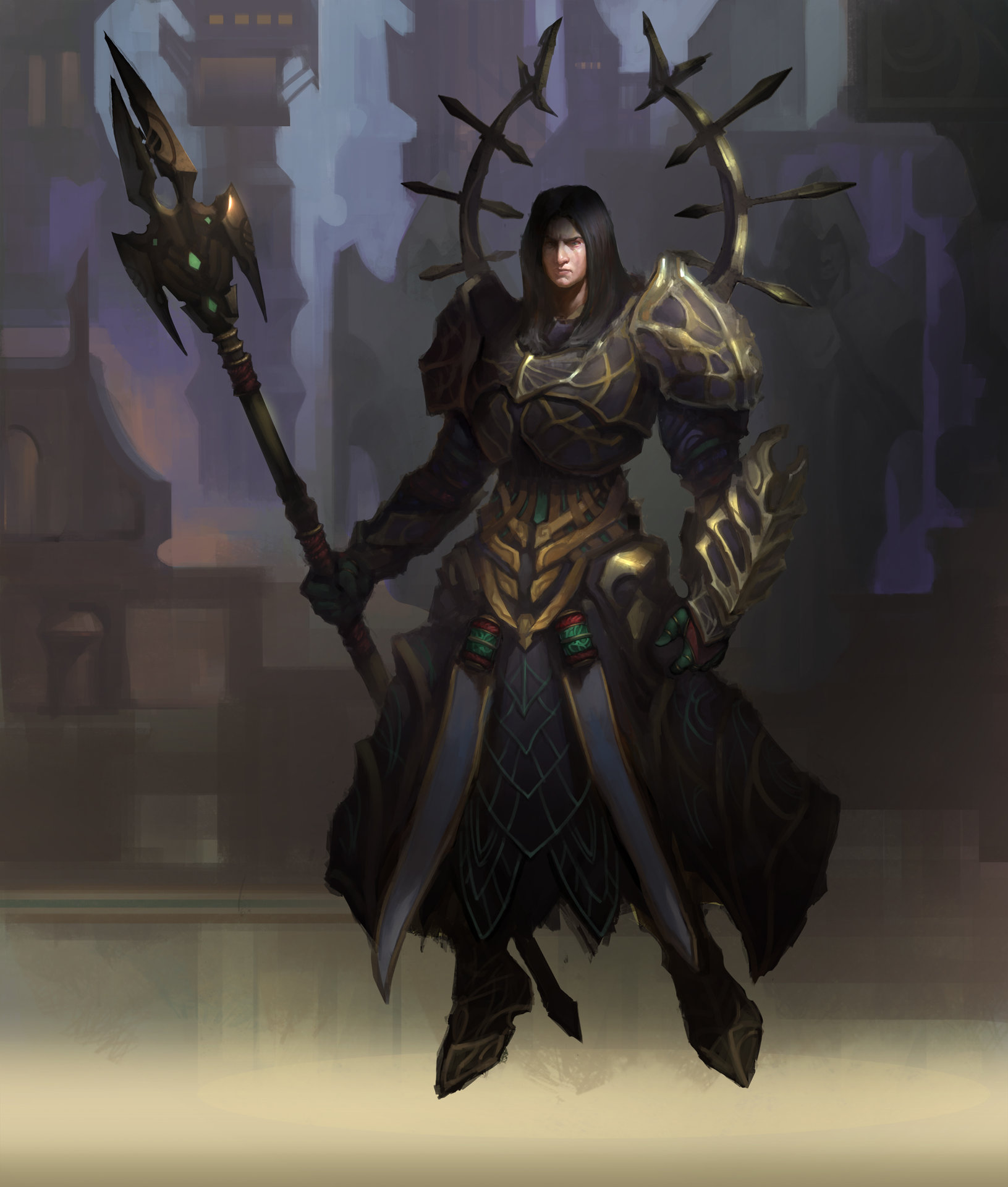 ArtStation - Samael_Guardian Angel: The Fall of Samael