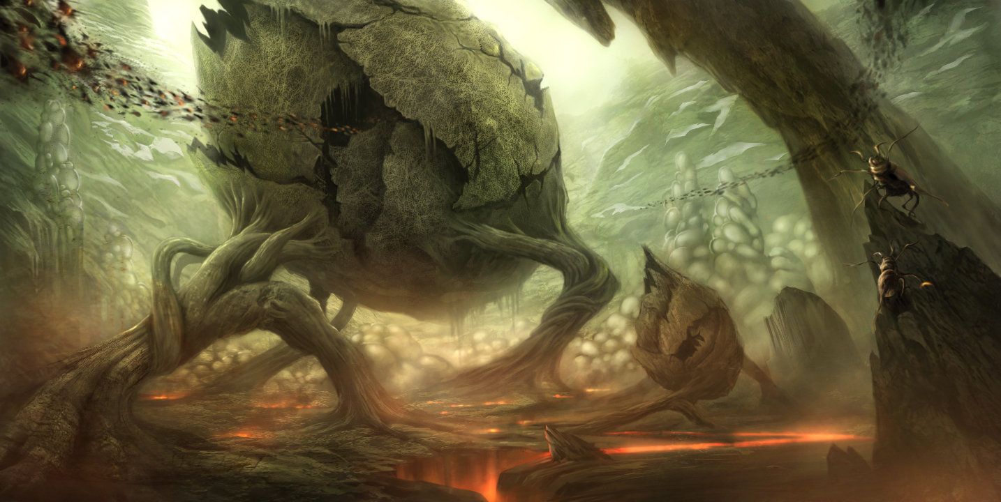 ArtStation - The Alien Colony, Passion Blue