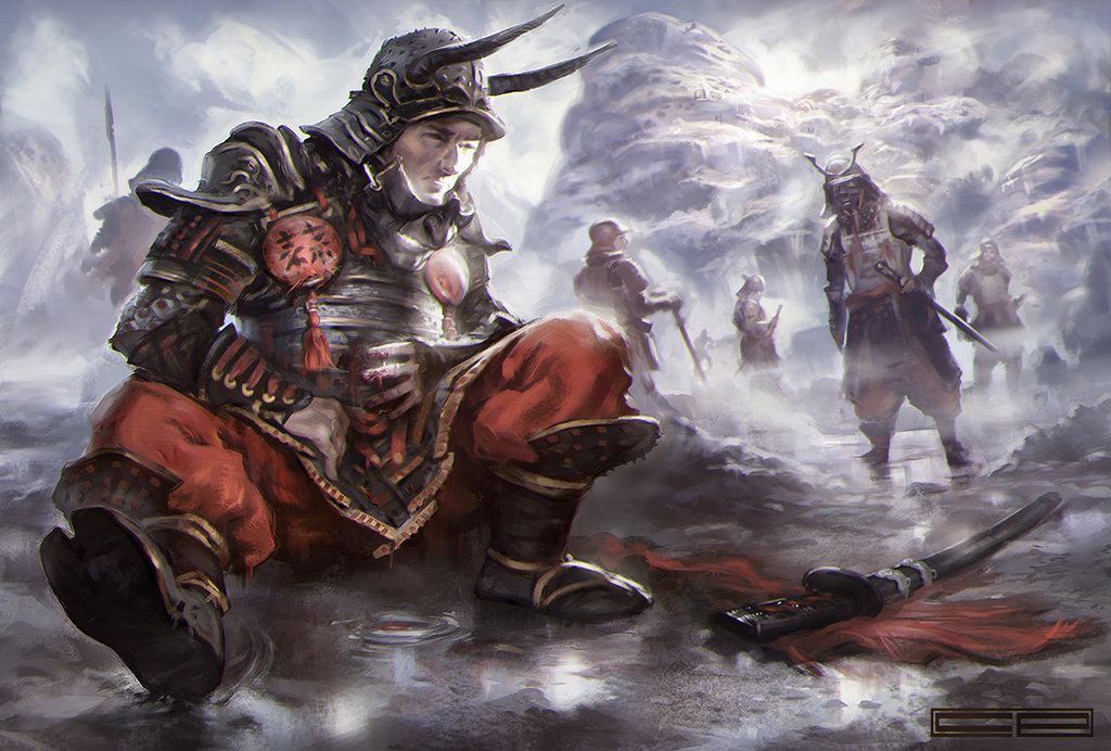 ArtStation - Samurais last rest
