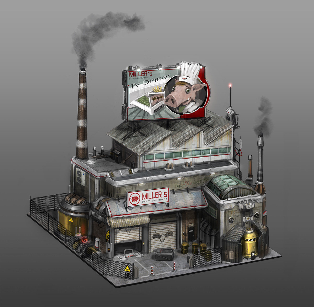 ArtStation - Anno 2070: Tycoon buildings