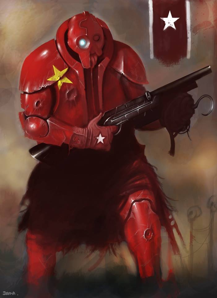 ArtStation - Red Soldier concept.