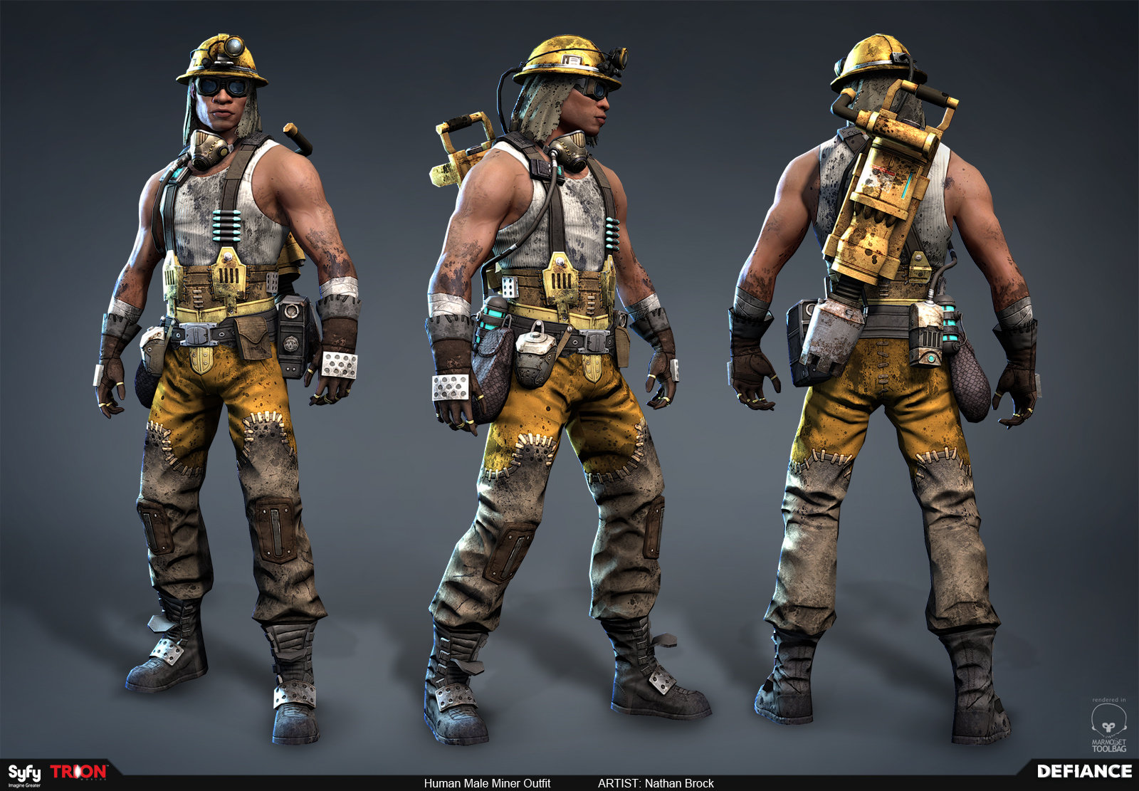 Nathan Brock - Defiance: Miner Player Outfit