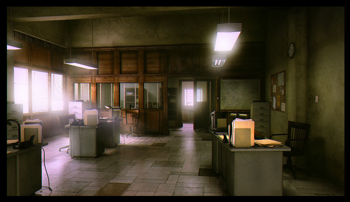 ArtStation - police headquarters-Detective Stripes- Grupo W