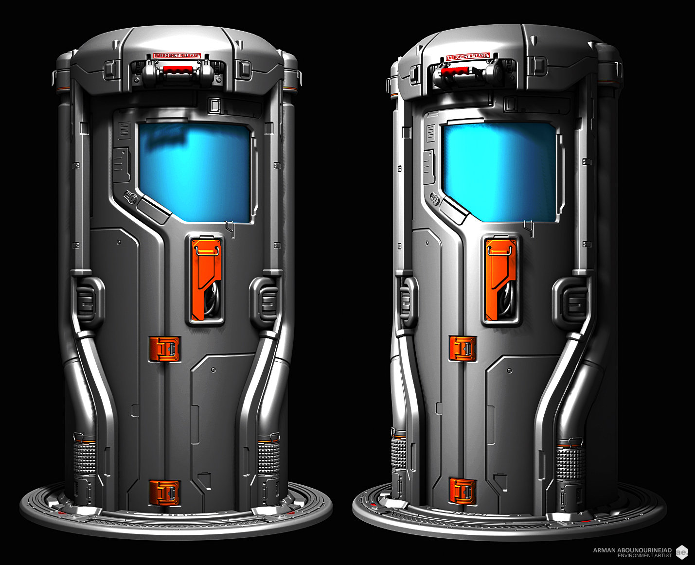 ArtStation - Sci-fi Chamber, Arman A.