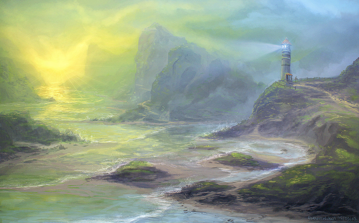 ArtStation - The Lighthouse | Digital Painting