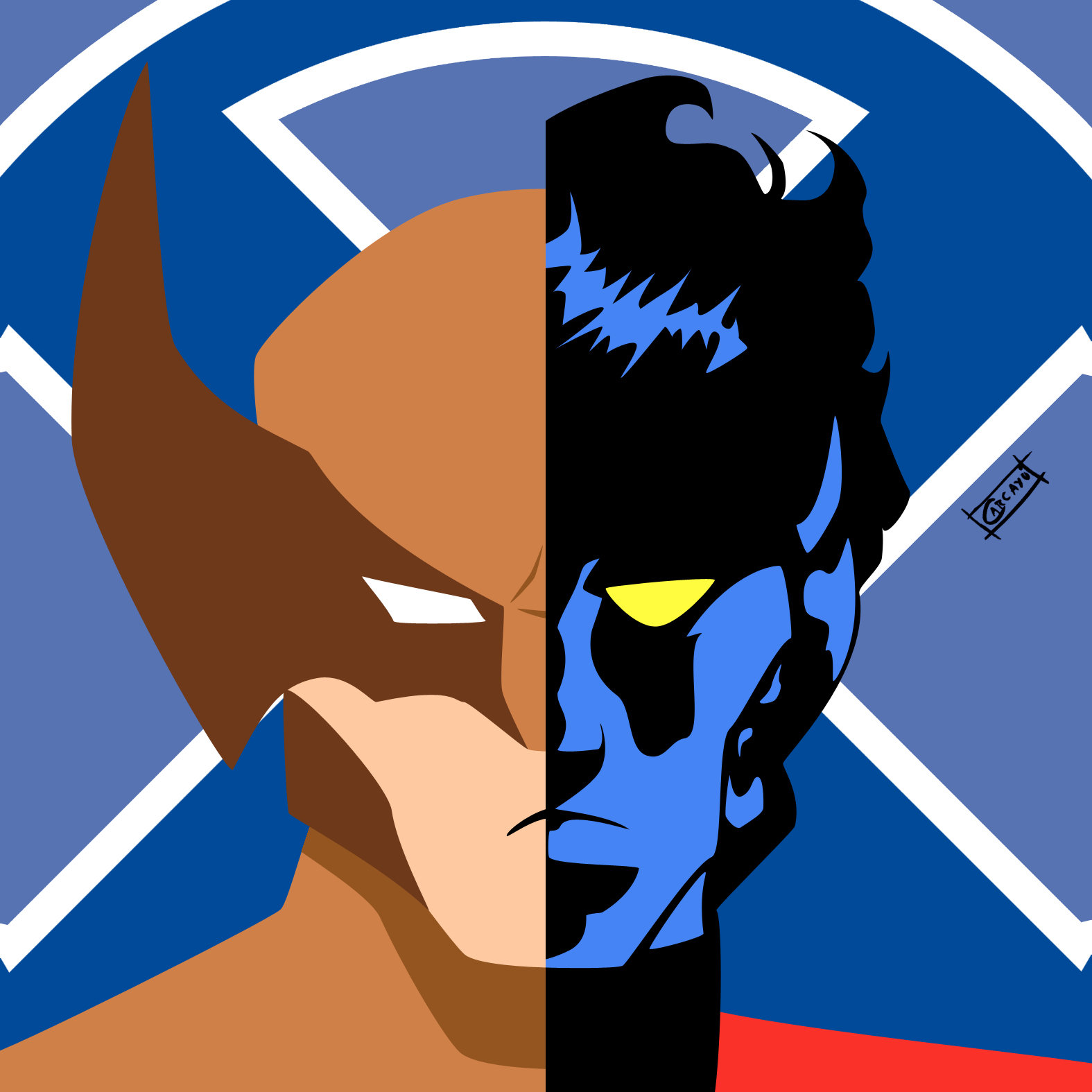 ArtStation - Wolverine and Nightcrawler