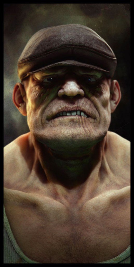 ArtStation - Goon - face, Tomas Kral