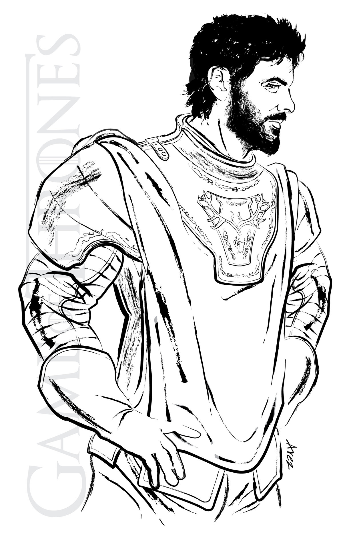 ArtStation - Renly Baratheon - The King in Highgarden, Lord Paramount ...