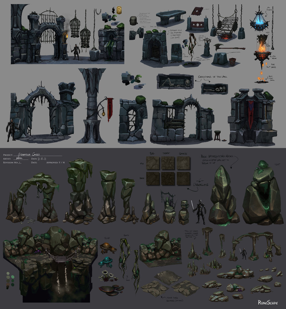 ArtStation - Dungeon kits